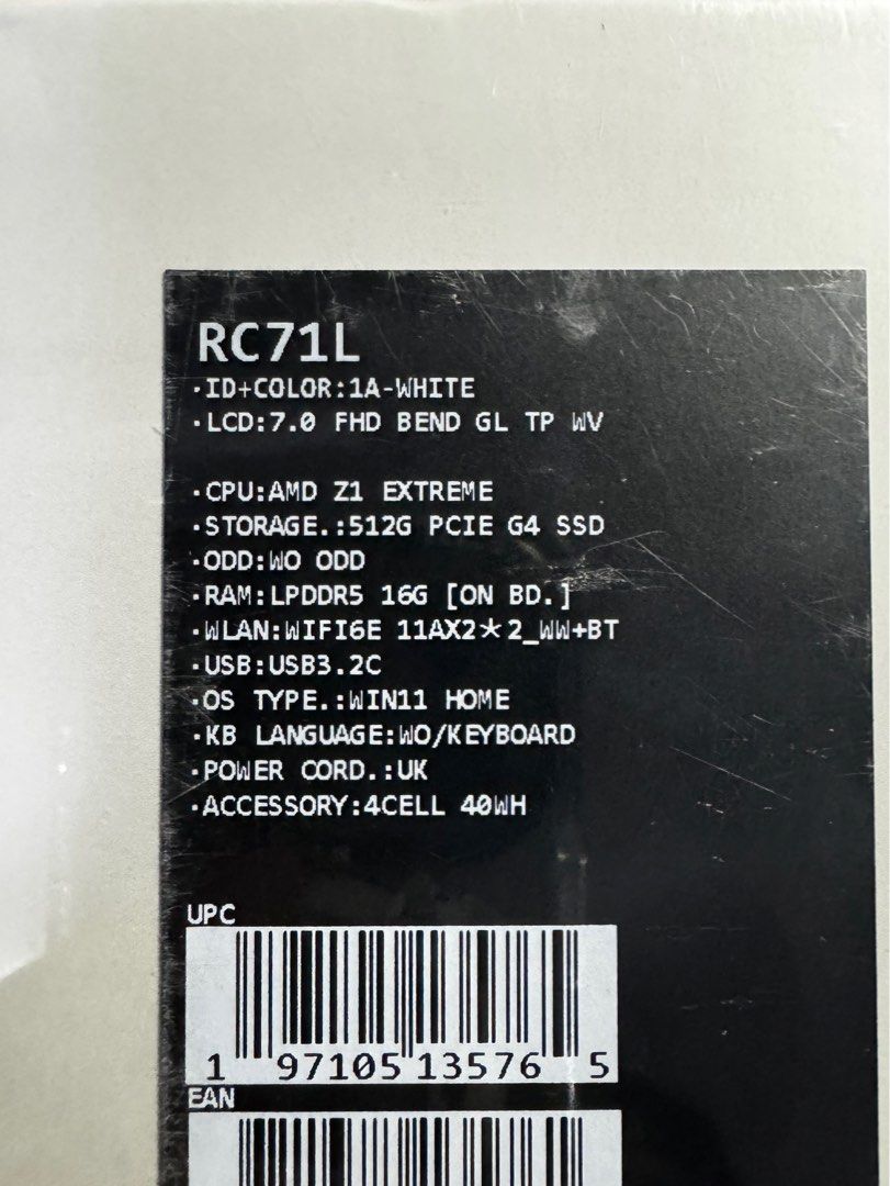 Brand new sealed ASUS ROG Ally, Video Gaming, Video Game Consoles ...