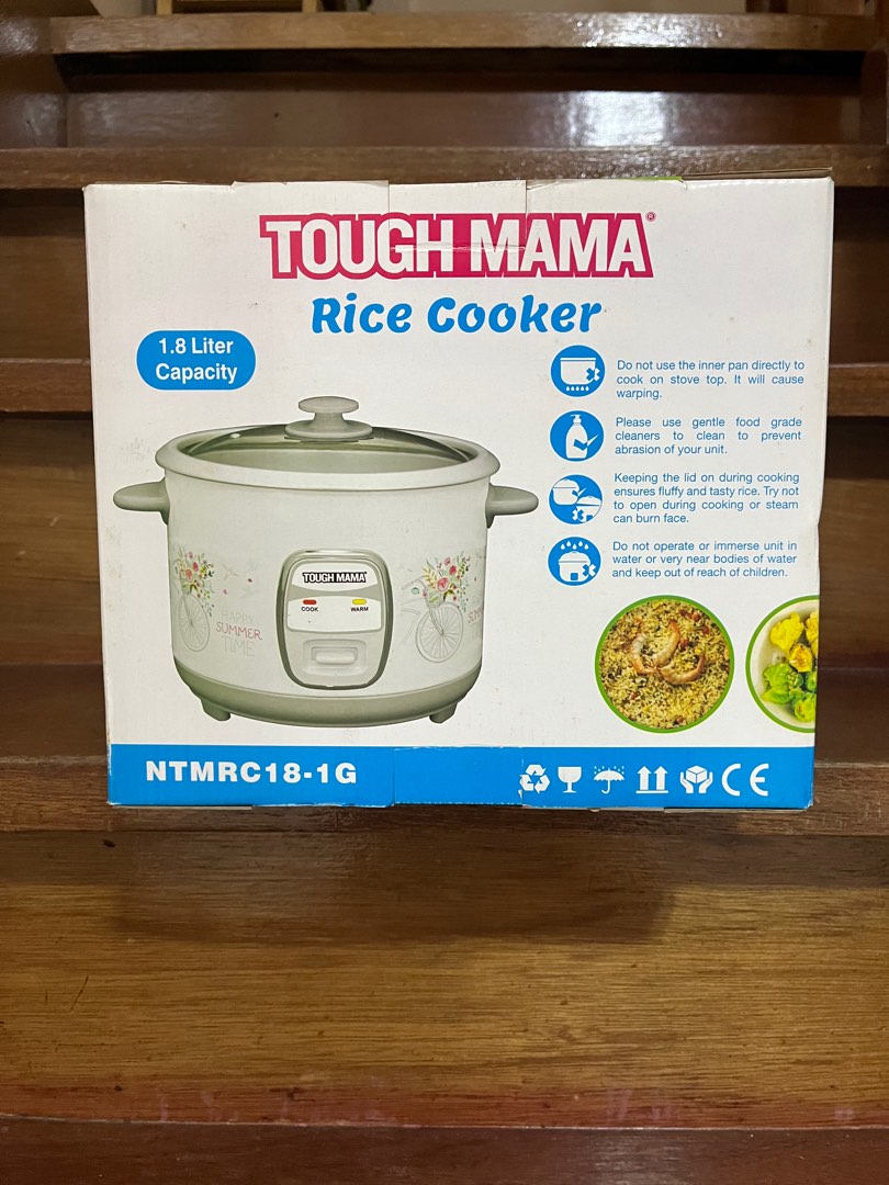 BRAND NEW TOUGH MAMA Rice Cooker 1.8L, TV & Home Appliances, Kitchen ...