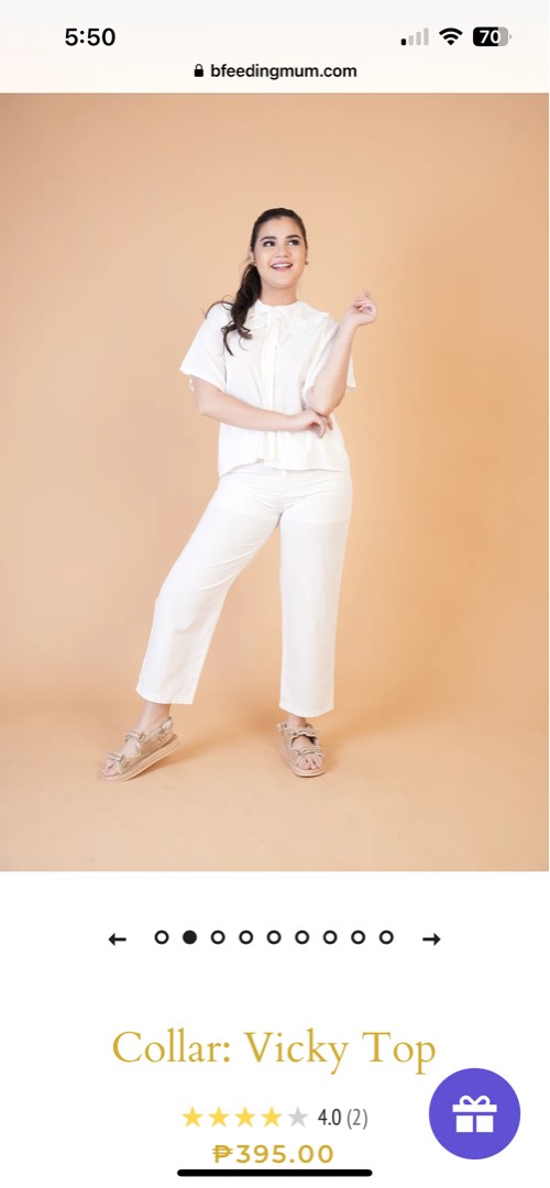 Breastfeeding mum Vicky top, Women's Fashion, Tops, Blouses on Carousell