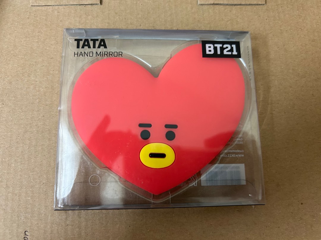 BTS BT21 TATA HAND MIRROR, Hobbies & Toys, Collectibles & Memorabilia ...
