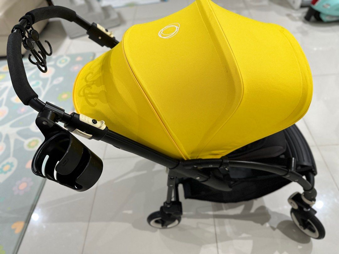 Bugaboo bee 3 stroller yellow canopy only, Babies & Kids, Going Out ...