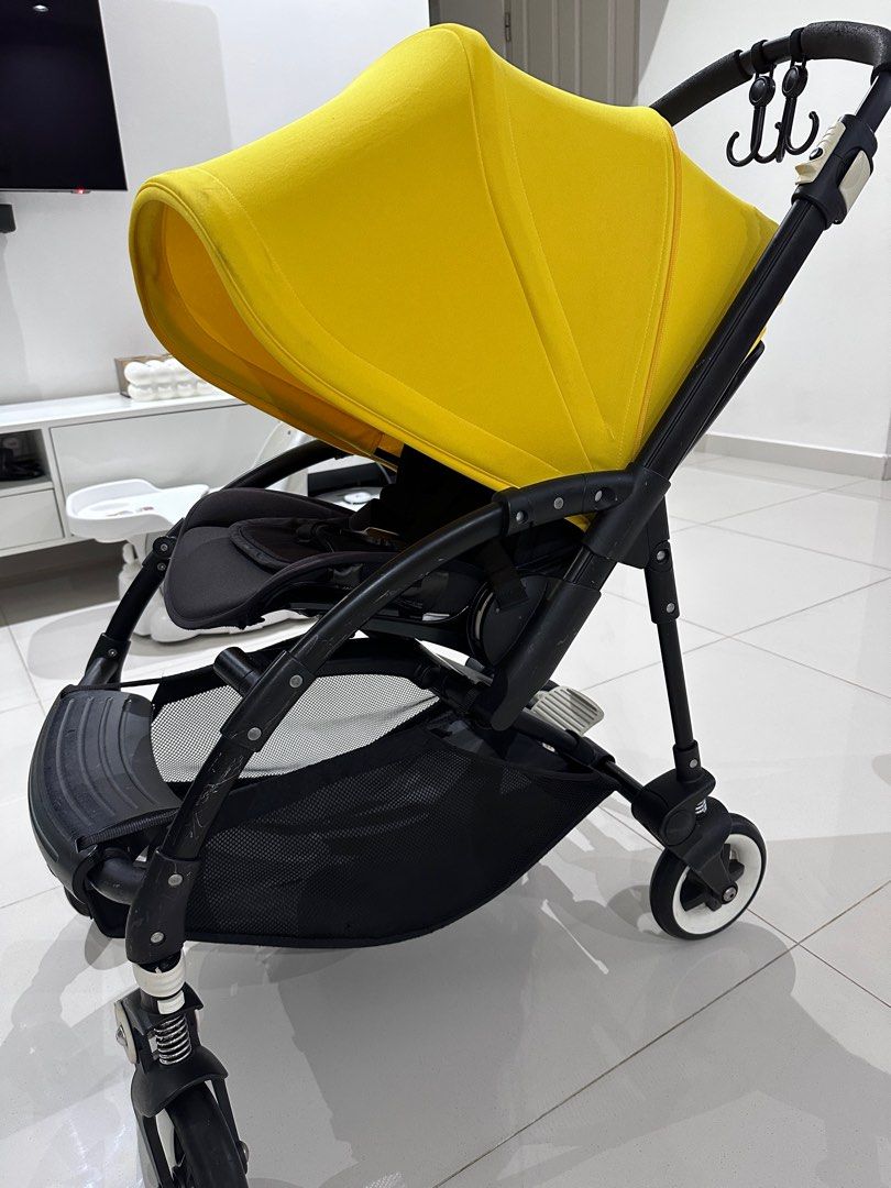 Bugaboo bee 3 stroller yellow canopy only, Babies & Kids, Going Out ...