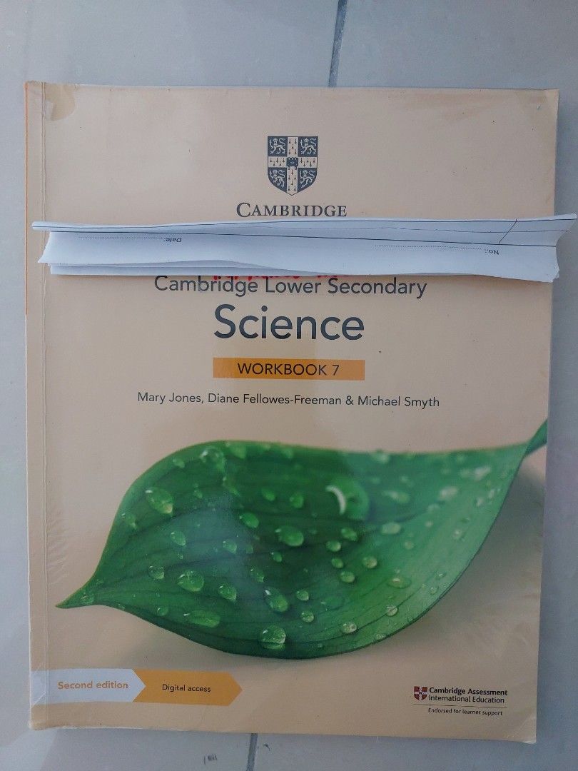 Cambridge lower secondary Science workbook 7, Hobbies & Toys, Books ...