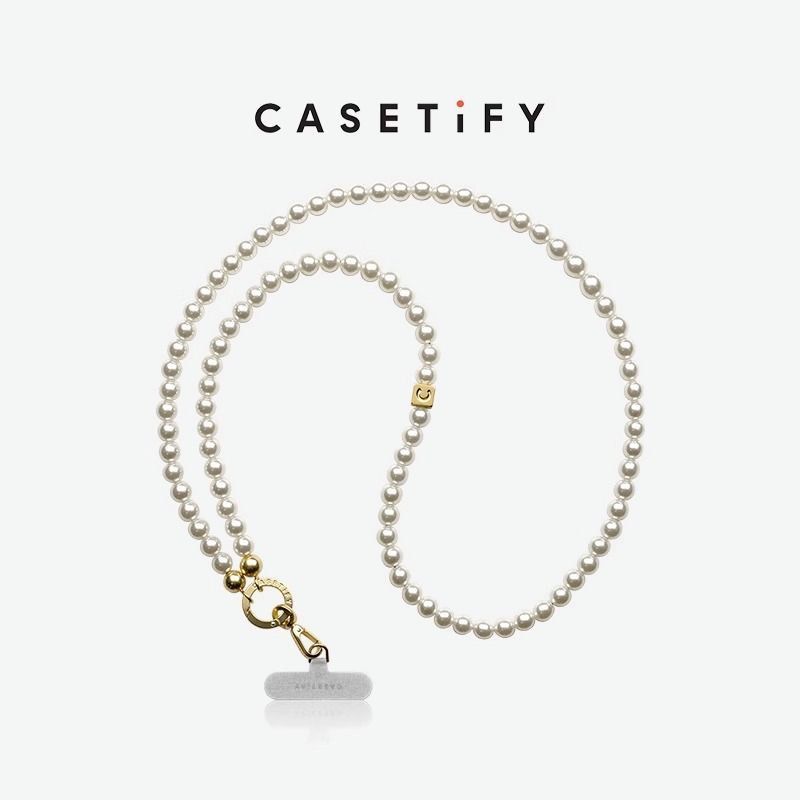 Casetify Pearl Chain Lanyard, Mobile Phones & Gadgets, Mobile & Gadget ...