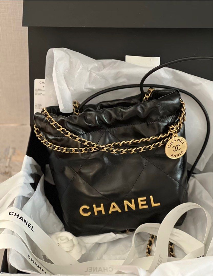 Chanel mini gold hardware, Luxury, Bags & Wallets on Carousell