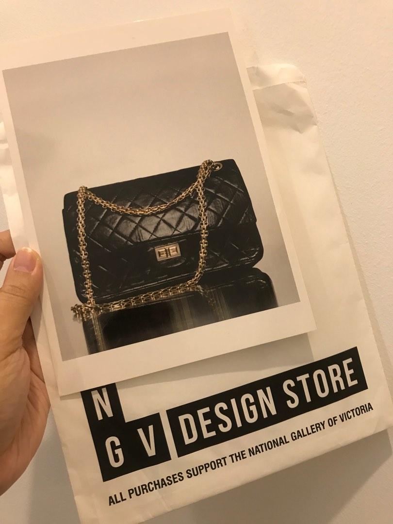 CHANEL 2.55 Bag Print Postcard from National Gallery of Victoria ...