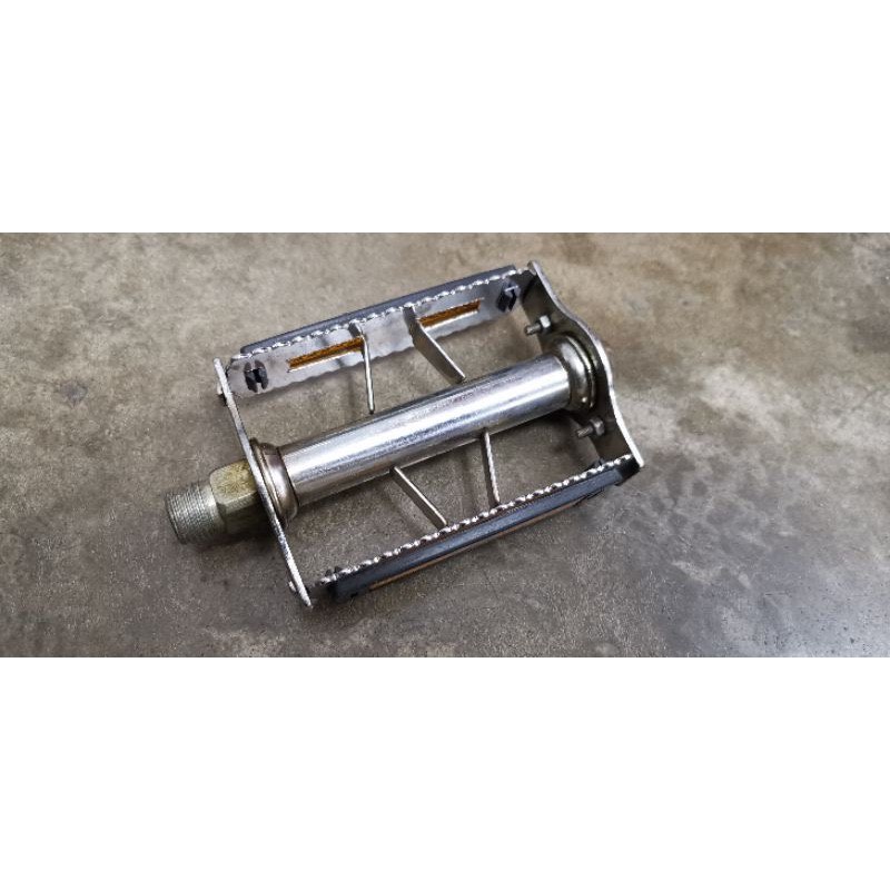 Classic RAT TRAP bicycle cruiser vintage-style pedals 9/16" SILVER ...