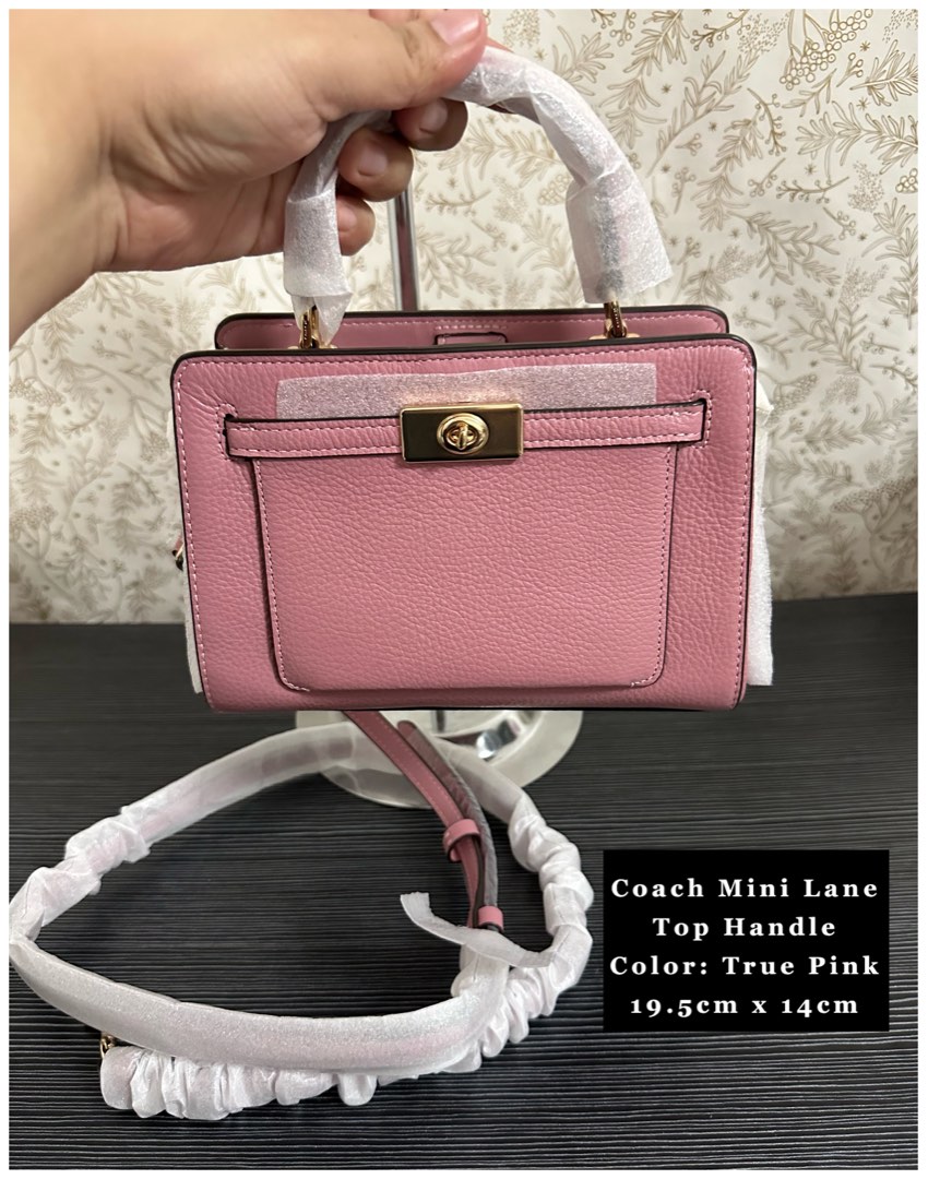 Coach Mini Lane Bag, Women's Fashion, Bags & Wallets, Cross-body Bags ...