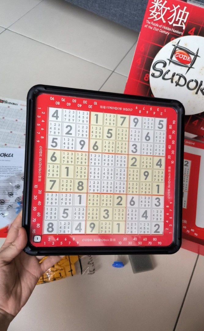 Code Sudoku family boardgame The erasable wonder board and an infinite ...