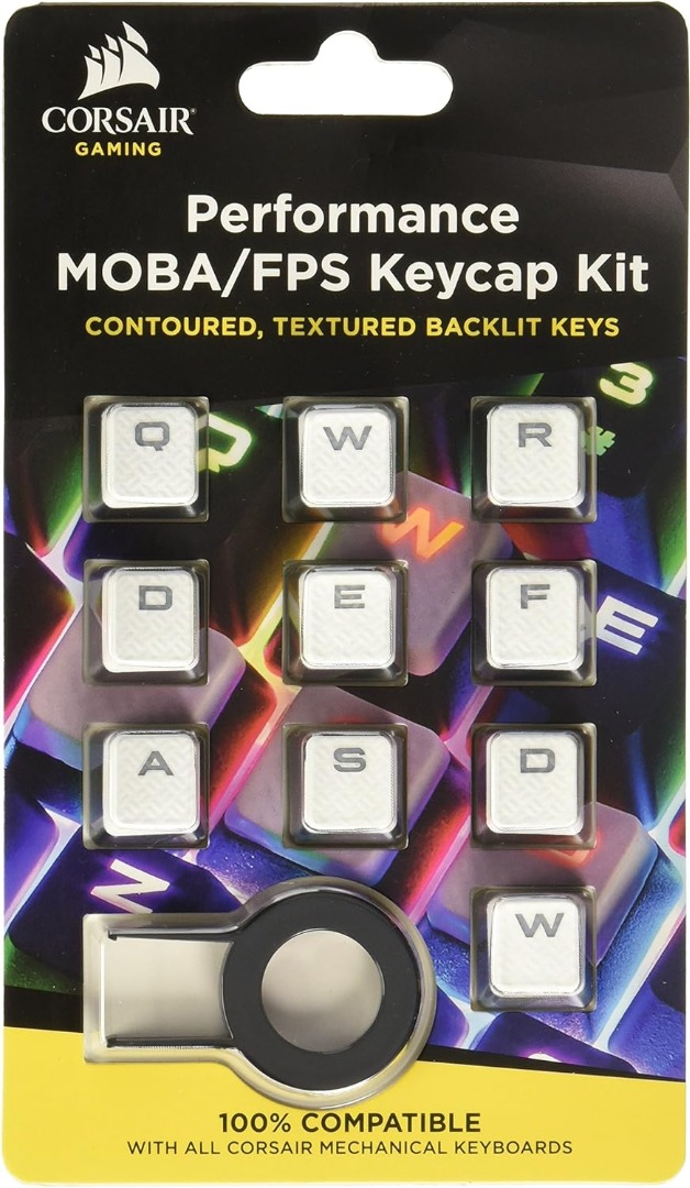 CORSAIR Gaming Performance FPS MOBA Keycap Kit For Mechanical Keyboards ...