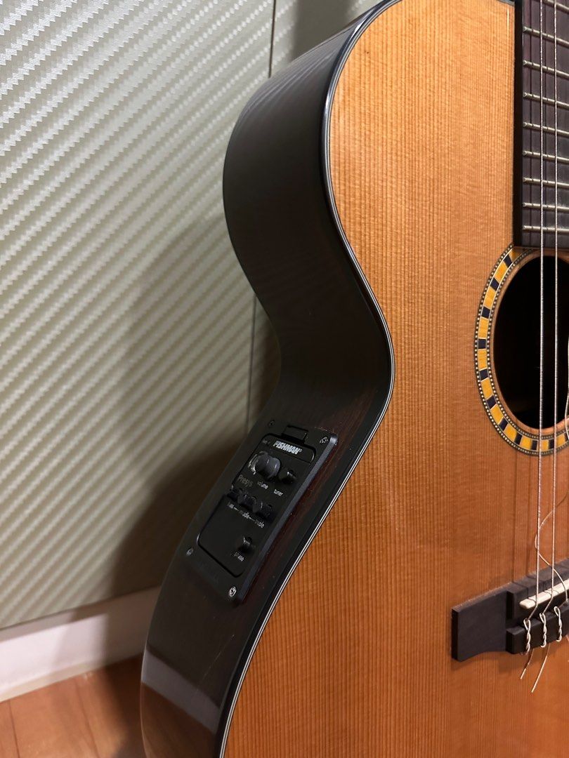 Cort CEC7-NAT electric acoustic guitar, Hobbies & Toys, Music & Media ...