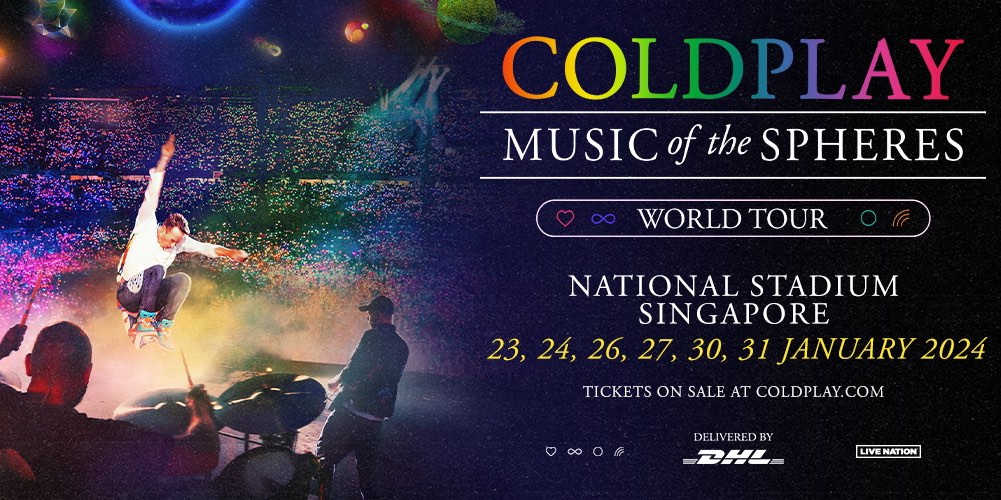 [BELOW COST] No Markup Coldplay Singapore 30 Jan CAT 10 Ticket, Tickets ...