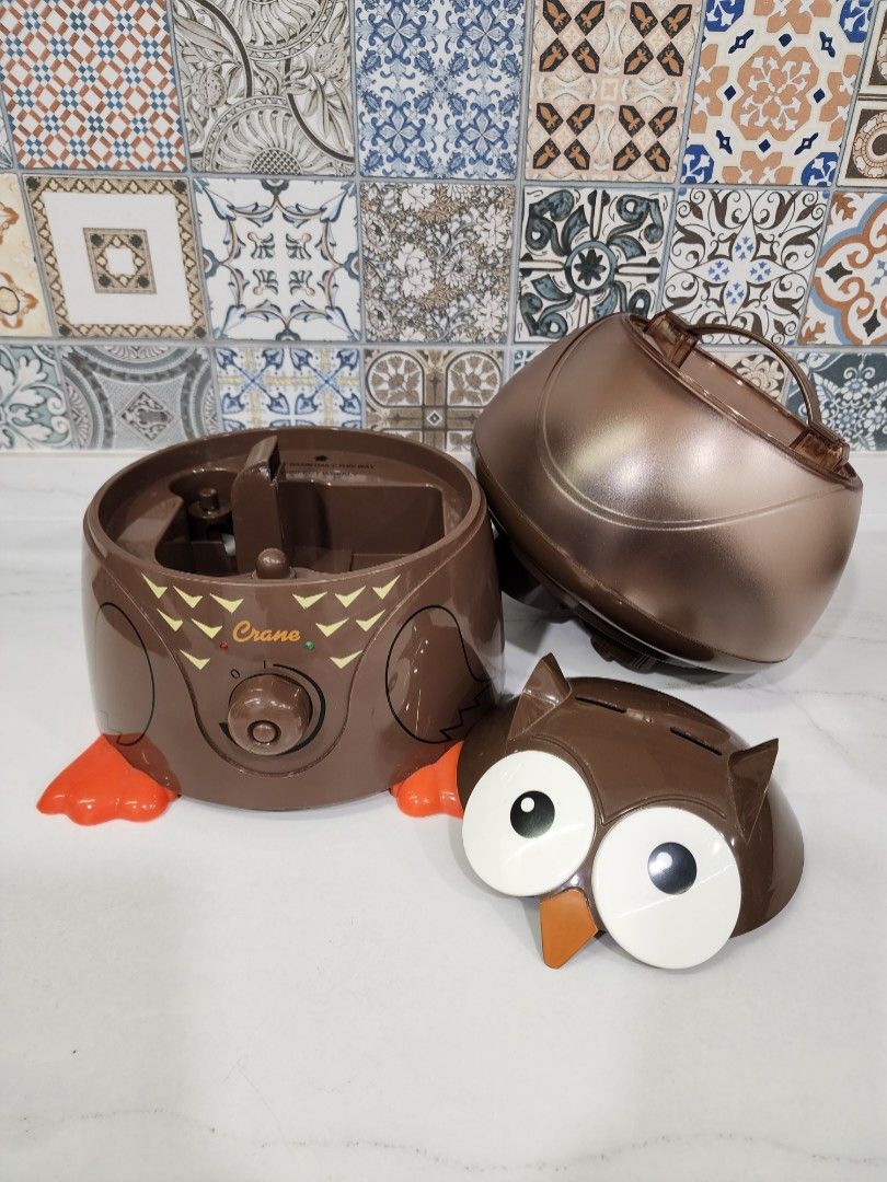 Crane Owl 1 Gallon Ultrasonic Humidifier, Babies & Kids, Baby Nursery ...