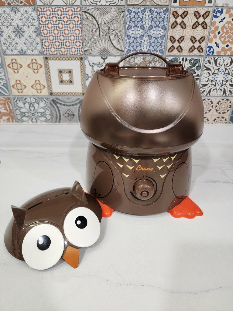 Crane Owl 1 Gallon Ultrasonic Humidifier, Babies & Kids, Baby Nursery ...