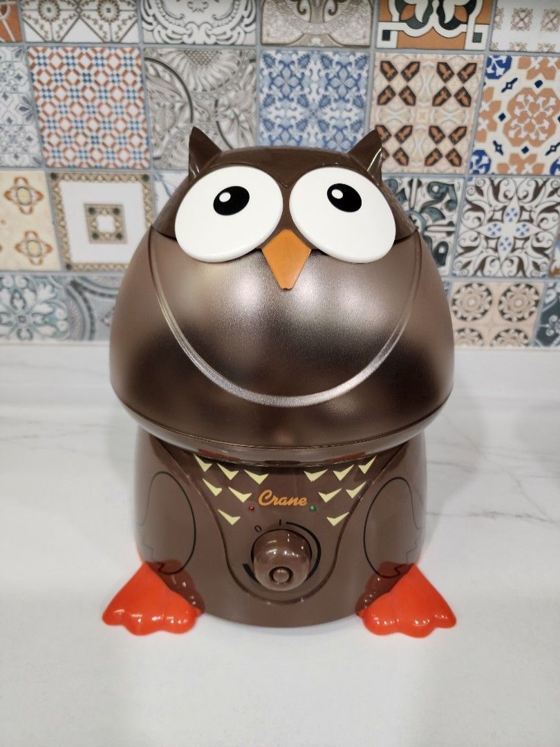 Crane Owl 1 Gallon Ultrasonic Humidifier, Babies & Kids, Baby Nursery ...