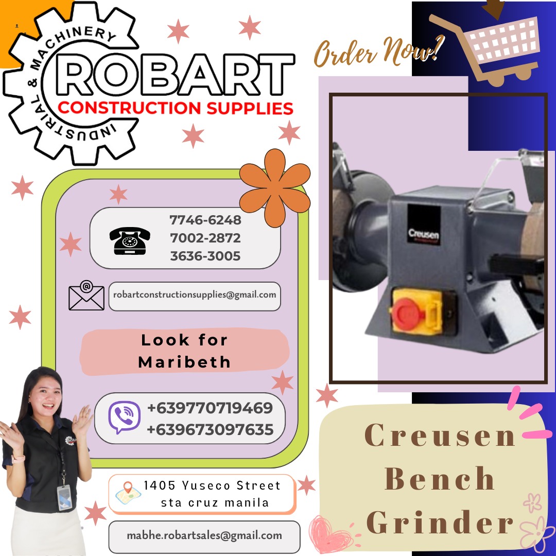 Creusen Bench Grinder, Commercial & Industrial, Construction Tools ...
