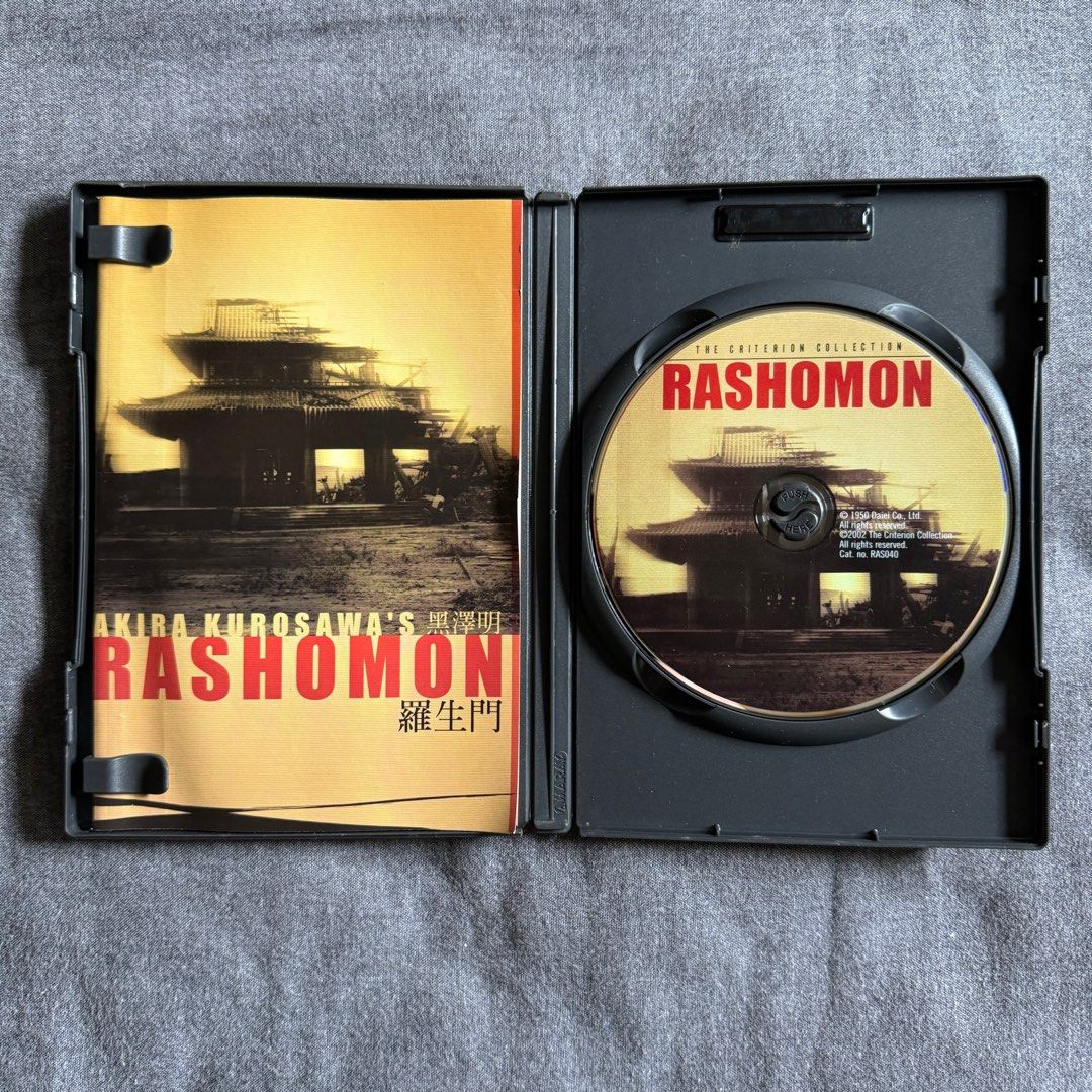 Criterion Collection DVD - 羅生門 黑澤明導演 Rashomon directed by Akira ...