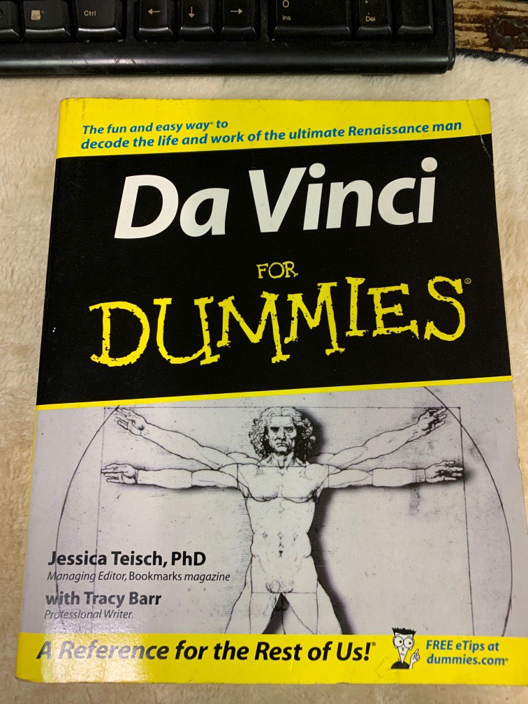 Da Vinci for Dummies, Hobbies & Toys, Books & Magazines, Textbooks on Carousell