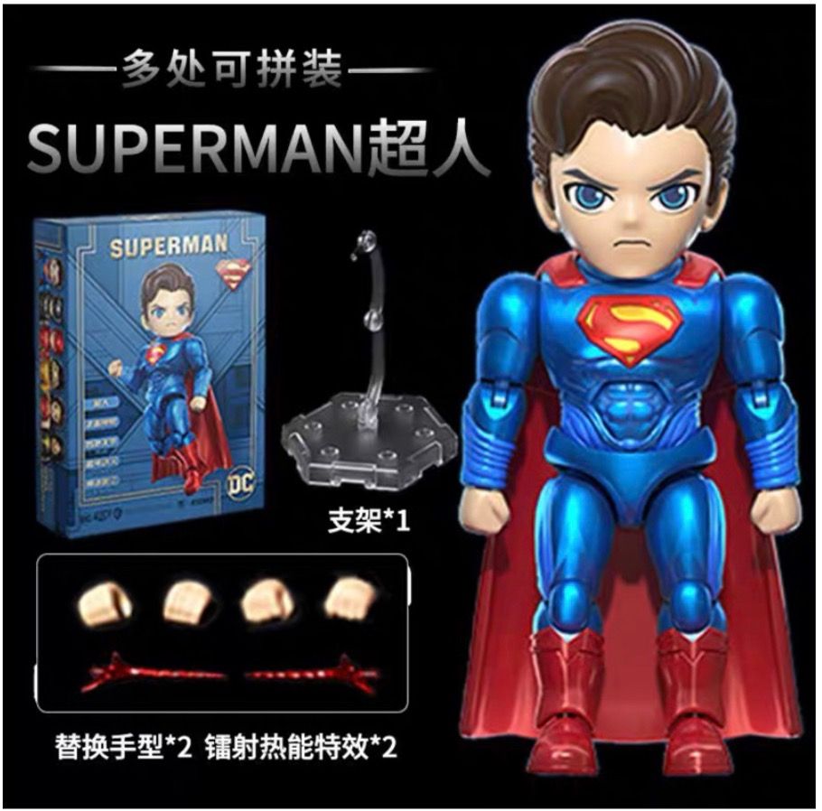 DC COMICS MODEL KITS SUPERMAN/BATMAN/FLASH/AQUAMAN/WONDER WOMAN/BLACK ...