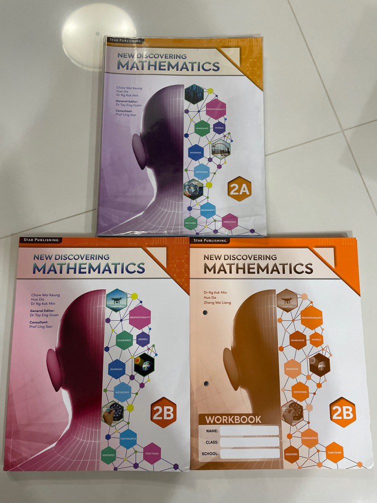 Discovering Mathematics 2A,2B textbook,2B workbook, Hobbies & Toys ...