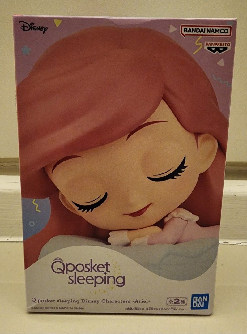 Disney Little Mermaid Ariel (Sleeping Version) Q Posket, Hobbies & Toys ...