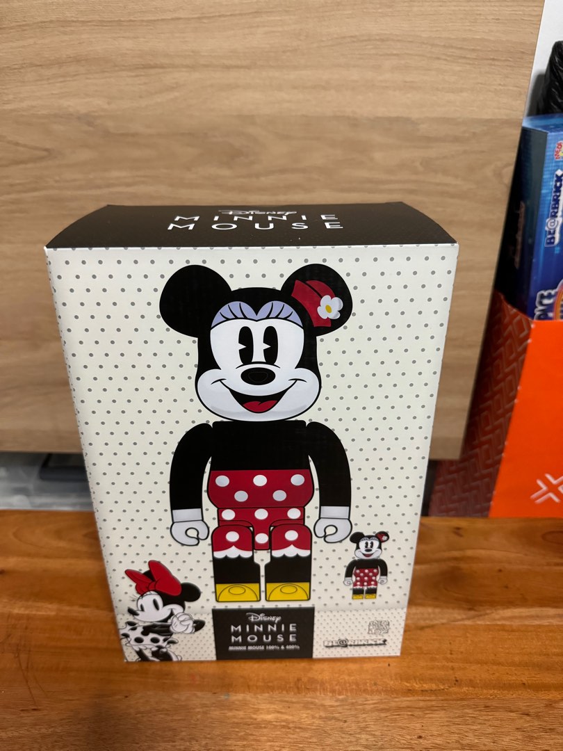 Disney Minnie Mouse Bearbrick - 100% and 400%, Hobbies & Toys, Toys ...