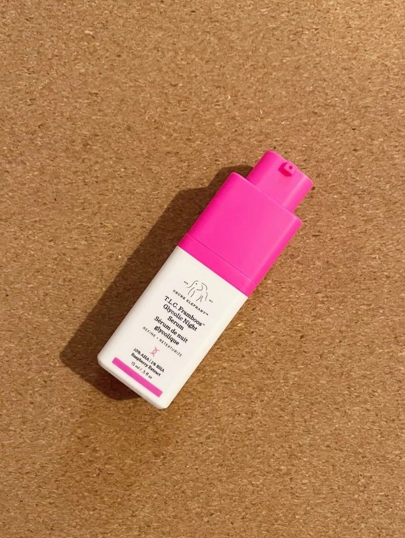 Drunk elephant TLC Framboos Glycolic Night Serum, Beauty & Personal ...