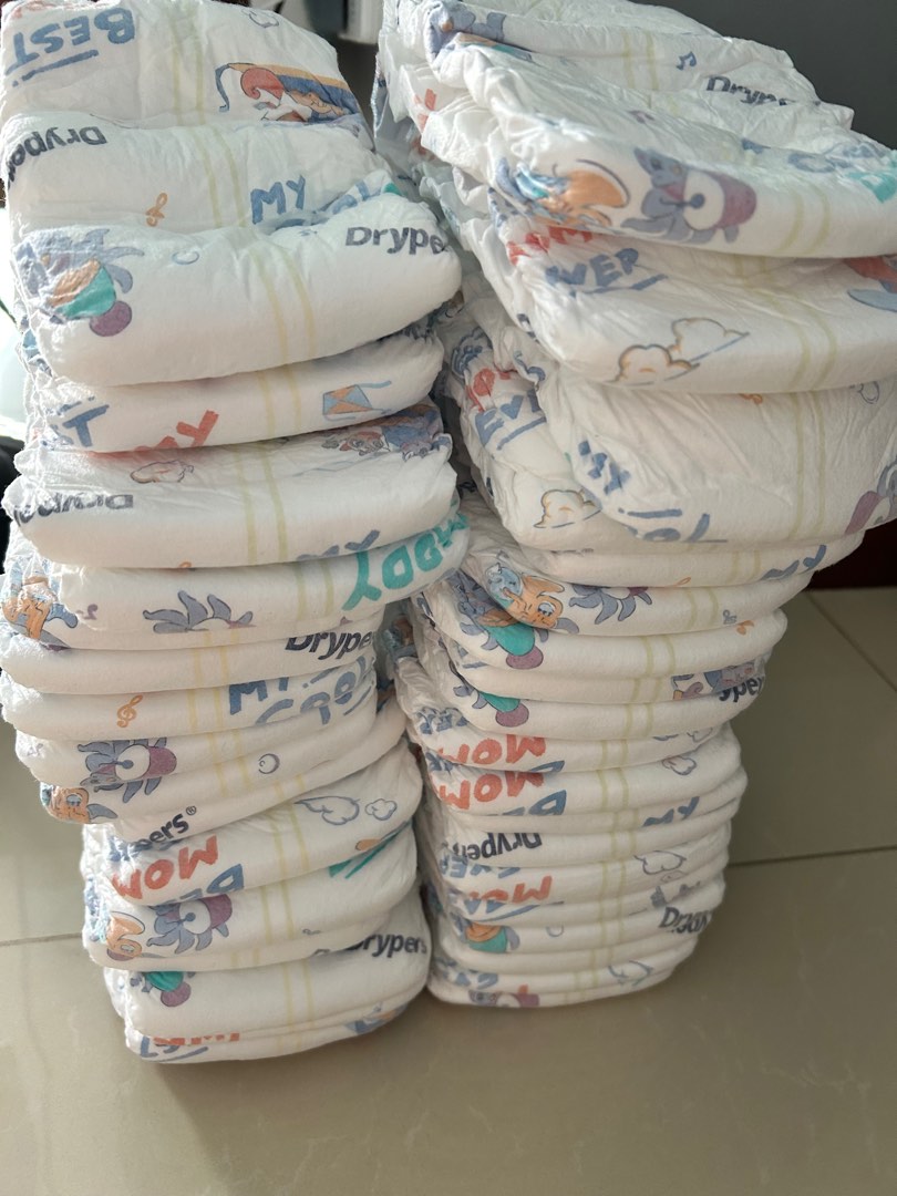 Drypers diapers (36 loose pieces) XXL, Babies & Kids, Bathing ...