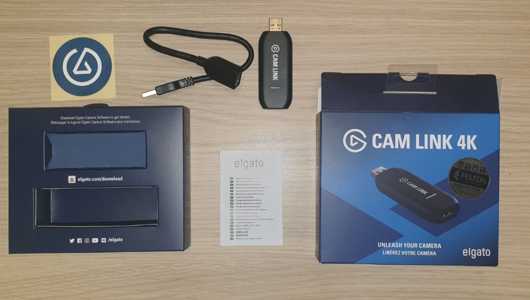 ELGATO Cam Link 4K USB HDMI Video Capture Card, Computers & Tech, Parts ...