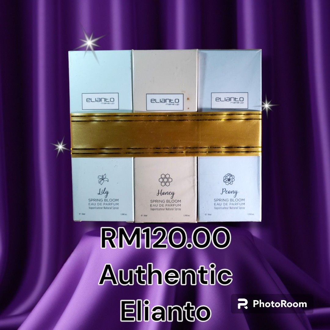 ELIANTO EAU DE PARFUM 50ml X 3, Beauty & Personal Care, Fragrance ...