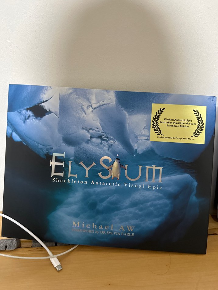 Elysium: Shackleton Antarctic Visual Epic coffee table book, Hobbies ...