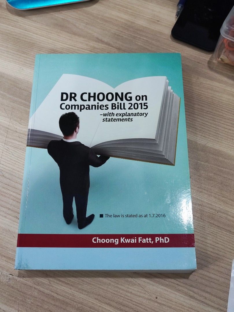 (ENG) Dr Chong In Companies Bill 2015- With Explanatory Statement ...