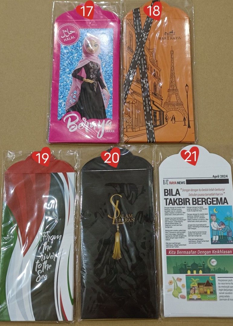 Envelope raya 2024, Hobbies & Toys, Stationery & Craft, Occasions ...