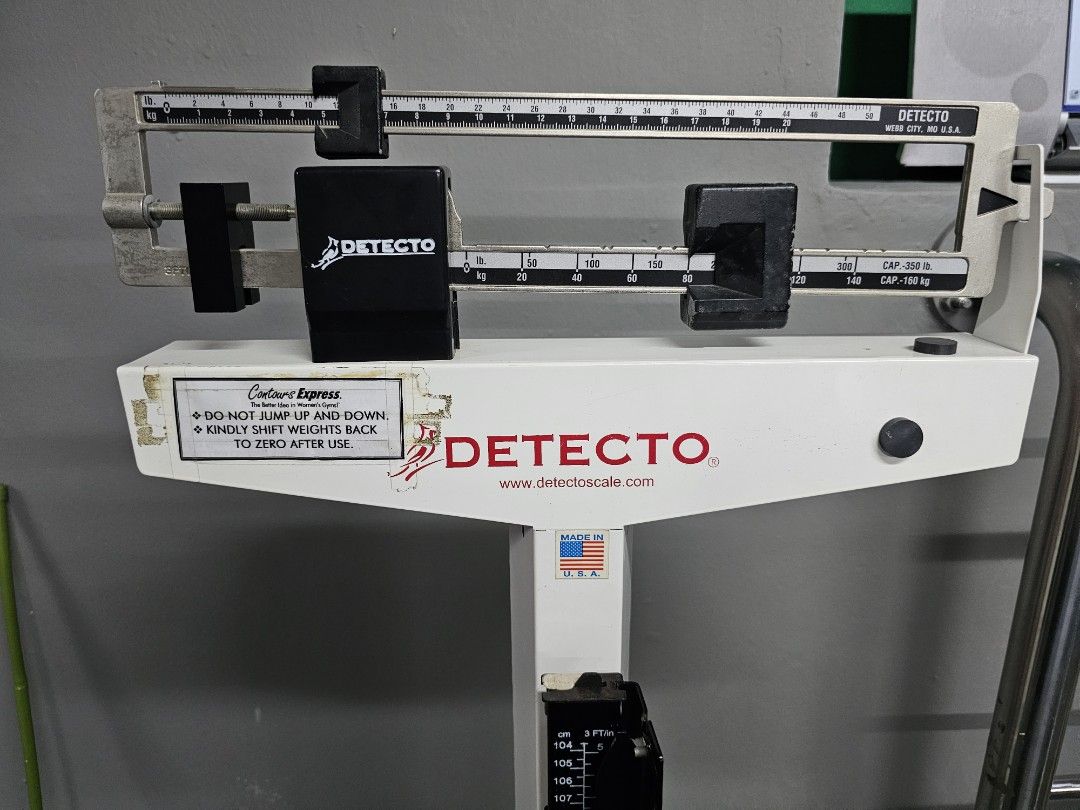 eye-level mechanical weigh beam physician scales, Health & Nutrition ...