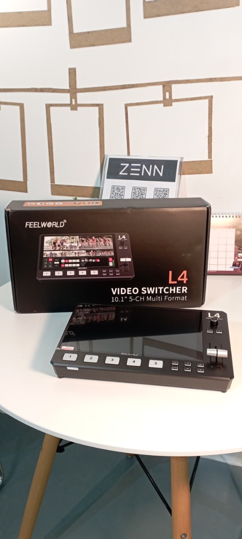 Feelworld L4 Multi camera Video Hybrid Switch 10.1-inch Touch Screen ...