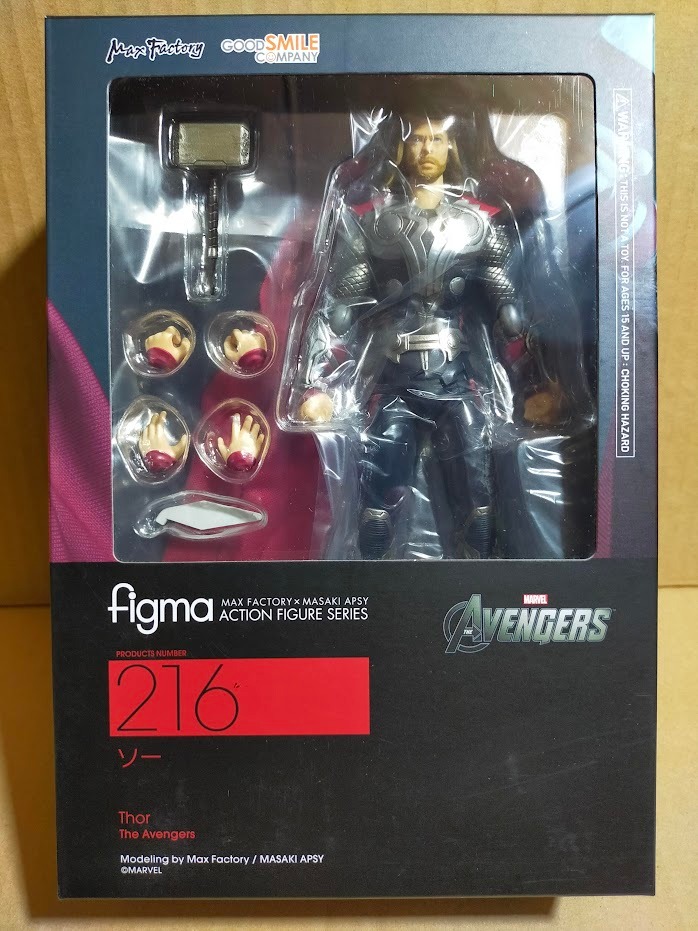 FIGMA 216 THOR / THE AVENGERS, Hobbies & Toys, Toys & Games on Carousell