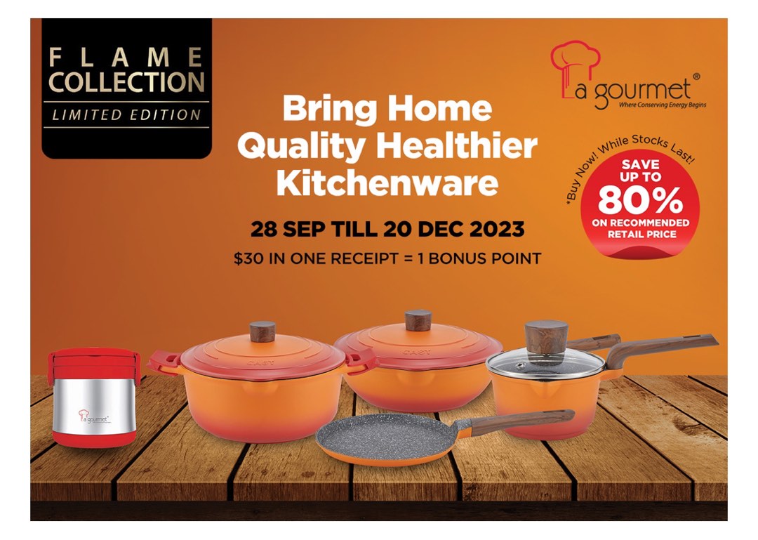 Free 2 points NTUC Bonus Point Loyalty Programme Exclusive La Gourmet ...