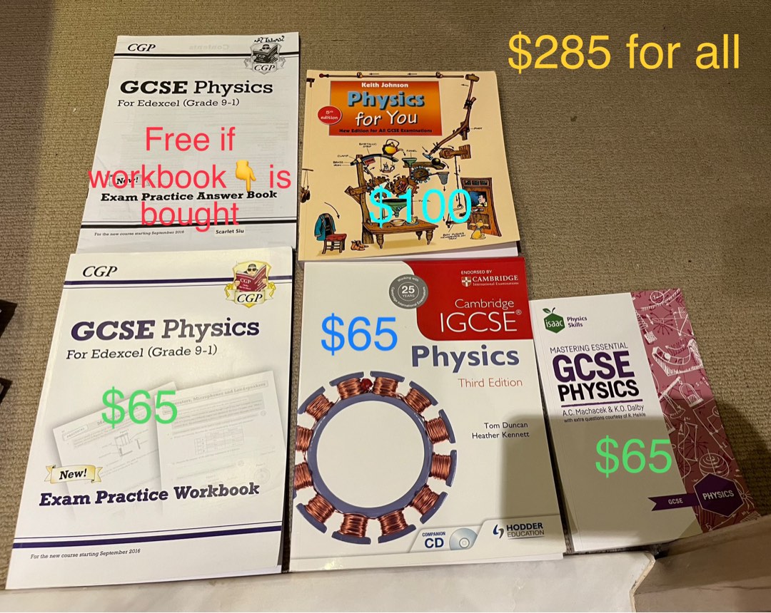 GCSE Physics Textbooks & Workbooks, 興趣及遊戲, 書本 & 文具, 教科書 - Carousell