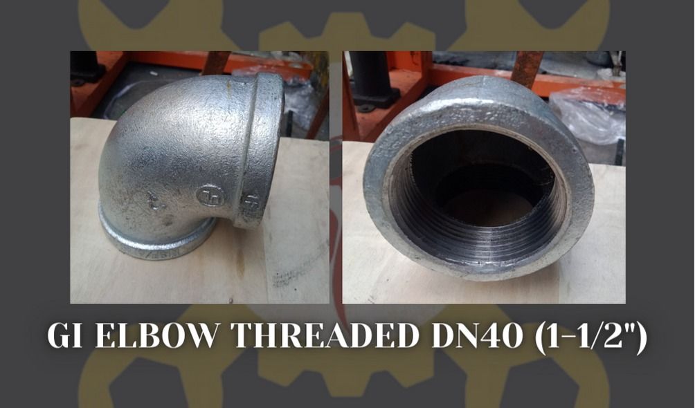 GI Elbow Threaded DN40 (1-1/2"), Commercial & Industrial, Industrial ...