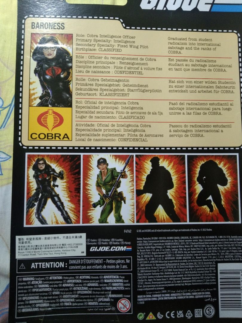 G.I. JOE CLASSIFIED SERIES BARONESS (RETRO) - 6-INCH, Hobbies & Toys ...