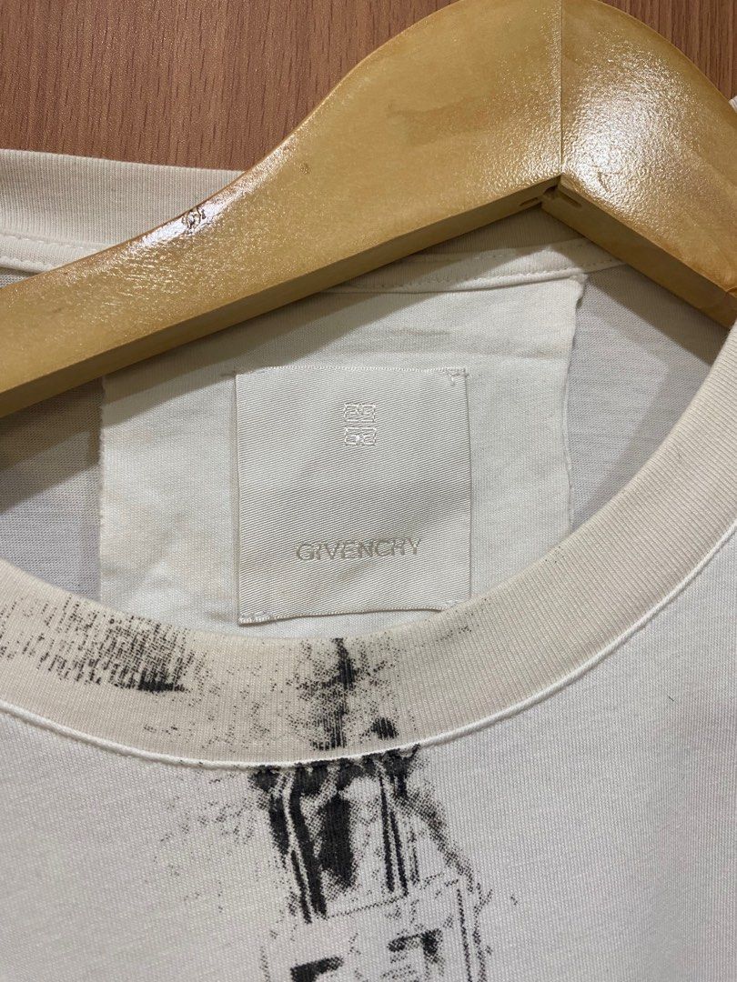 GIVENCHY OVERSIZED TROMPE L'OEIL RING TEE, Luxury, Apparel on Carousell