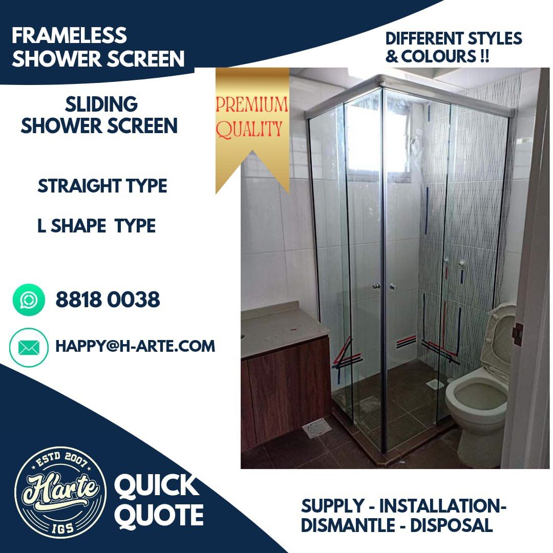 GLASS SHOWER SCREEN| SHOWER PANELS | TEMPERED GLASS | SLIDING DOOR ...