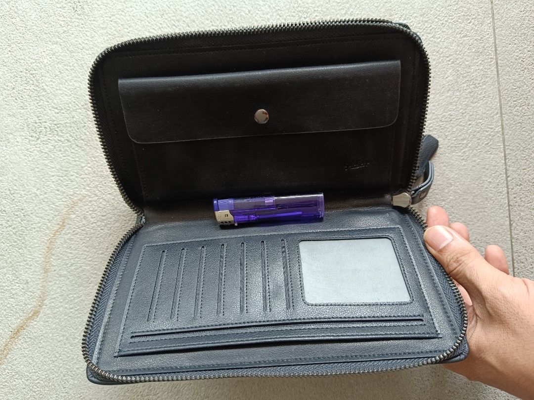 Goldlion Wallet, Lighter for size comparison, Women's Fashion, Bags ...