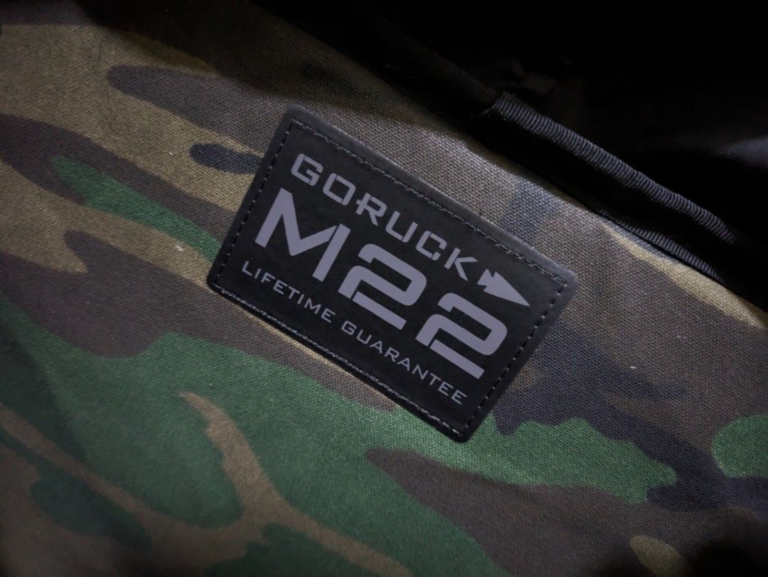Goruck M22 Woodlands Waxed Canvas, Men's Fashion, Bags, Backpacks on ...