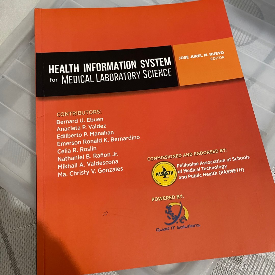 Health information system for medical laboratory science, Hobbies ...