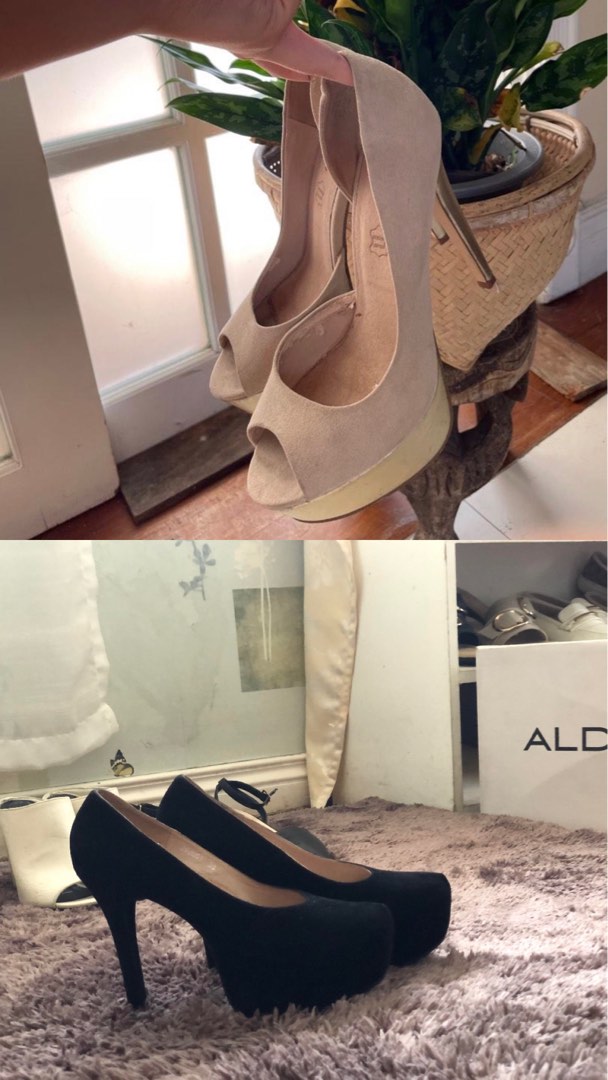 Heels (2 Pairs), Women's Fashion, Footwear, Heels on Carousell