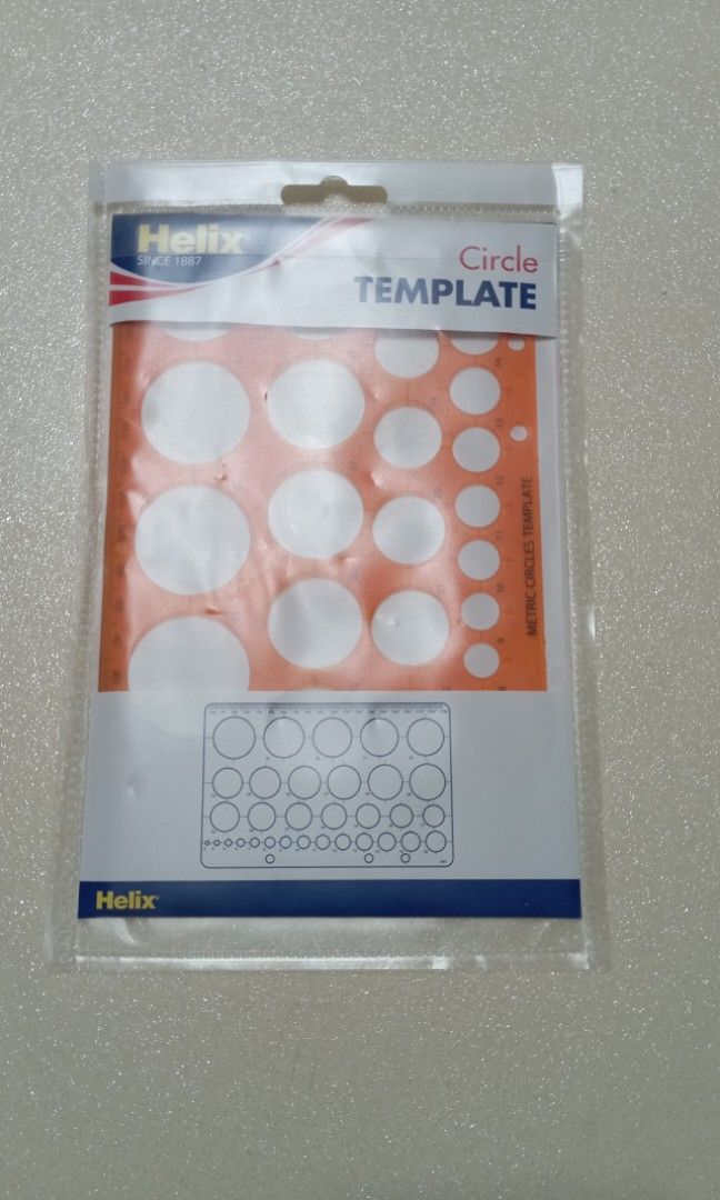 helix circle template, Hobbies & Toys, Stationery & Craft, Stationery ...