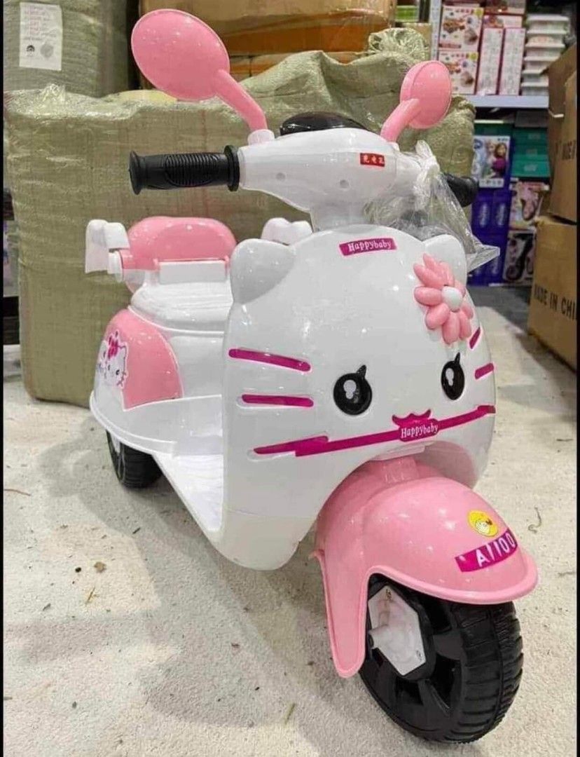 Hello kitty motor for kids, Hobbies & Toys, Toys & Games on Carousell