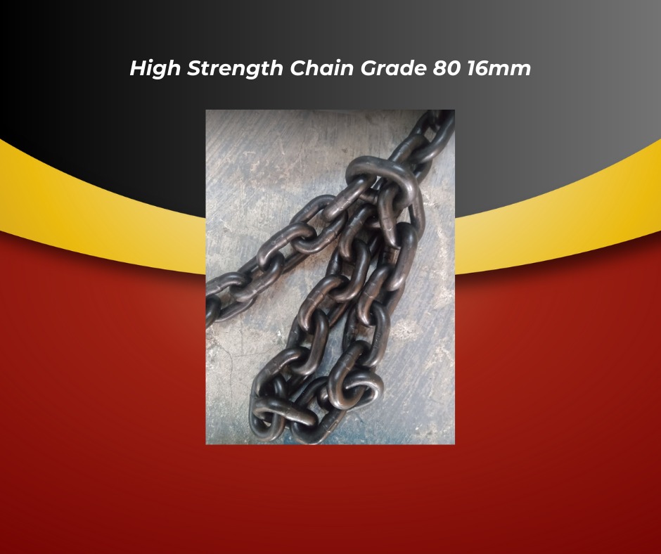 High Strength Chain Grade 80 16mm, Commercial & Industrial, Industrial ...