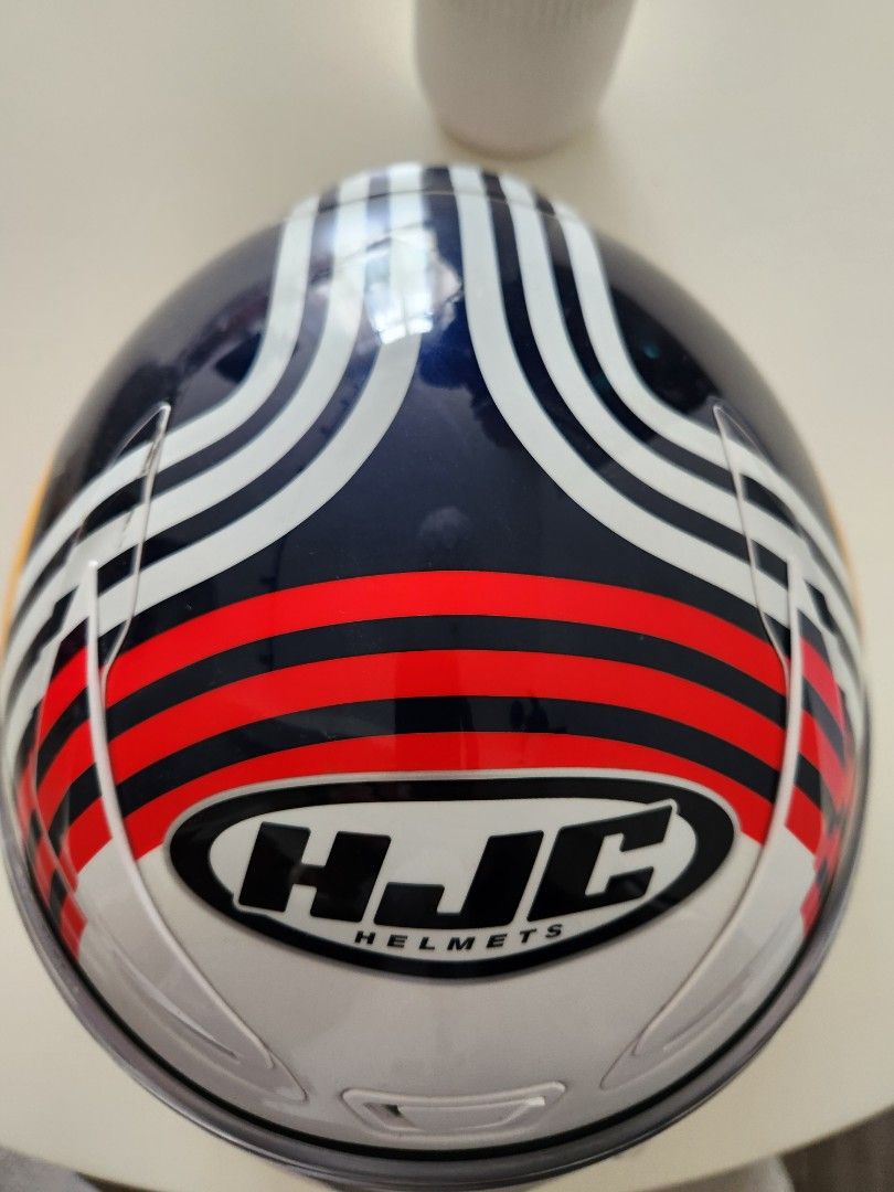 HJC Rpha 1 Red Bull design Size M, Motorcycles, Motorcycle Apparel on ...